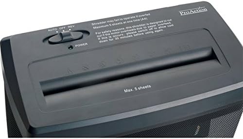 ProAction 5 Sheet 18 Litre Cross Cut Shredder. – BigaMart