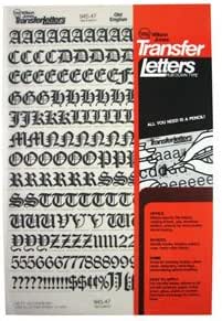 Amazon.com: Rub-on Transfer Letters PKG (2)