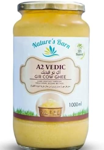 Nature's Barn A2 Vedic Gir Cow Ghee | Traditional Bilona Method Ghee ...