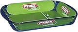Pyrex Borosilicate Glass Rectangular Roaster with Easy Grip Handles ...