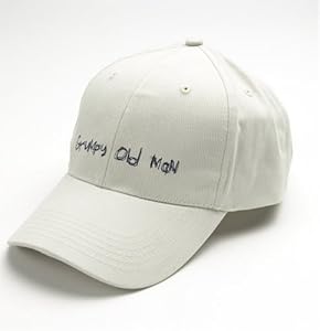 Grumpy Old Man Baseball Cap Grey: Amazon.co.uk: Kitchen & Home