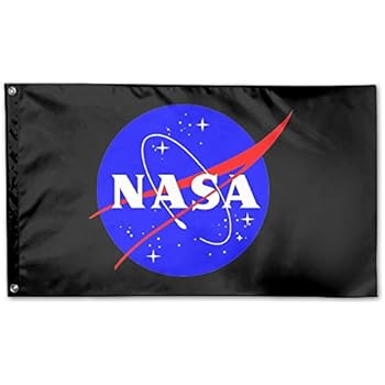 Amazon.com : AZ FLAG United States NASA Flag 18'' x 12'' Cords - US ...