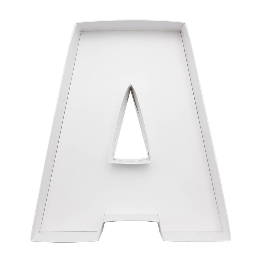 8" Small Fillable Cardboard Letter Shaped Paper Mache Cutouts Candy ...