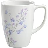 Amazon.com | Corelle Square Kyoto Leaves 12-Oz Porcelain Mug: Coffee ...