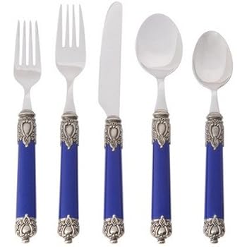 Amazon.com | Hampton Forge Silversmiths San Remo 20-Piece Flatware Set ...