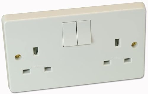 CRABTREE - 13A 2 Gang Double Pole Switched Socket in Oman | Whizz ...