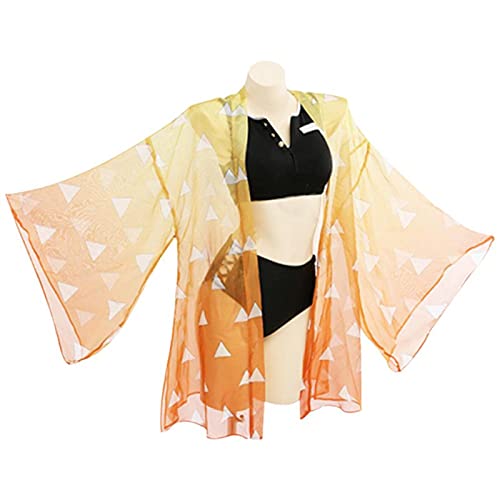 Haikyuu Demon Slayer Kimetsu no Yaiba Zenitsu Agatsuma Cosplay Costume ...