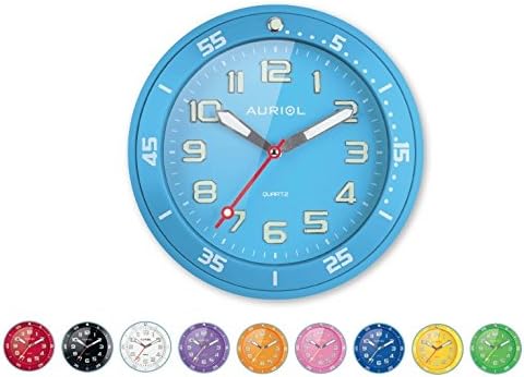AURIOL Alarm Clock Precise Quartz Movement and Robust, Contemporary ...
