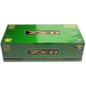Amazon.com: Zen Menthol 100mm Cigarette Tubes (200 Ct/box) 5 Boxes by ...