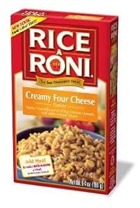 Amazon.com : Rice A Roni, Creamy Four Cheese Flavored Rice, 6.4oz Box ...