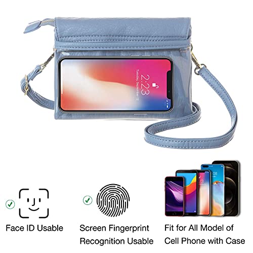 MINICAT INICAT Small Crossbody Purse Built in Wallet Crossbody Bags ...