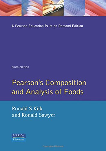 Pearson's Composition and Analysis of Foods: Kirk, Ronald S., Sawyer ...