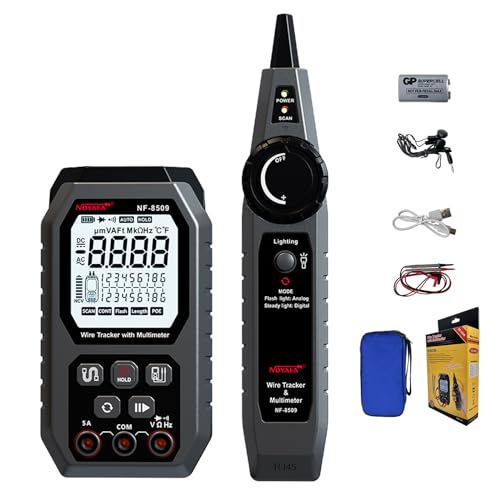 Network Cable Tester with Multimeter Tester, NCV Anti-Burn AC DC ...