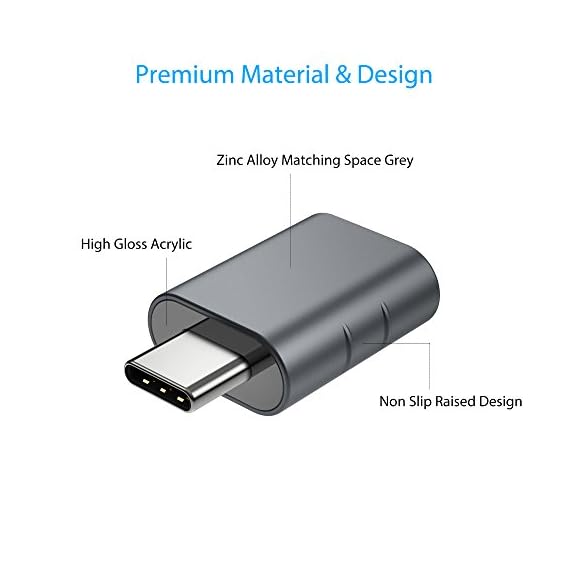 Syntech USB C to USB Adapter (2 Pack), Thunderbolt 3 to USB 3.0 Adapter Compatible with MacBook ...