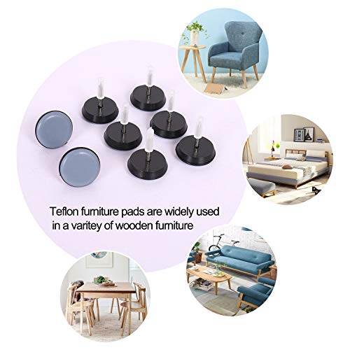 Ezprotekt 40 PCS Chair Glides, 3/4 inch Furniture Glides Nail on ...