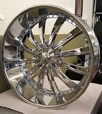 Amazon.com: 24" INCH BORGHINI BW19 WHEELS & TIRES FIT CHEVY GMC NISSAN ...
