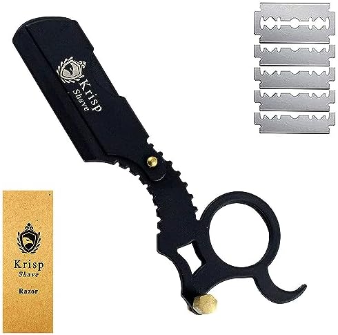 Krisp Beauty Professional Classic Straight Edge Barber Razor For Close ...