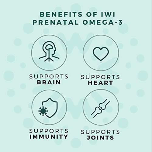 Iwi Life Prenatal Multivitamin with DHA, EPA, Omega Fatty Acids, Folate ...