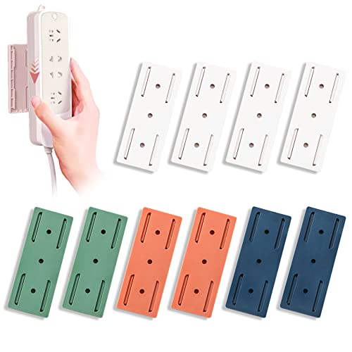10-Pack Self-Adhesive Desktop Socket Fixer, Punch Free Socket Hanger ...