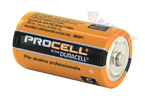 Duracell c12 procell pila alcalina profesional, 12 unidades