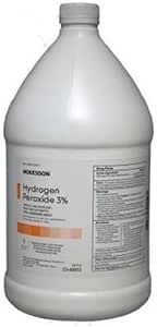 Amazon.com: McKesson Hydrogen Peroxide Solution 1 Gal, 4 Each: Health ...