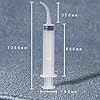 6 Pack Dental Irrigation Syringe, Wisdom Teeth Syringes with Curved Tip ...