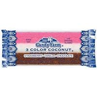 Amazon.com : Old-Fashioned Coconut Slice Bars 24ct Case - Neapolitan ...
