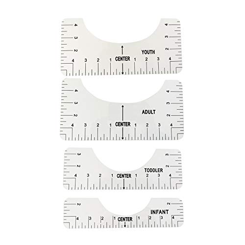 llok T-Shirt Alignment Ruler,Craft Ruler Guide Tool for Making Fashion ...