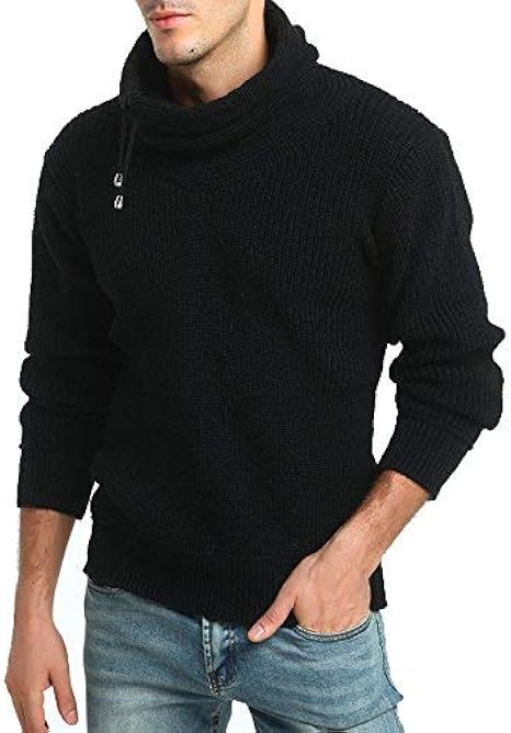 Herren Pullover Mit Hohem Kragen
