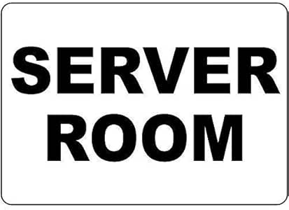 Amazon.com: Safety Sign Novelty Signs 16x12Inch, Server Room Sign ...