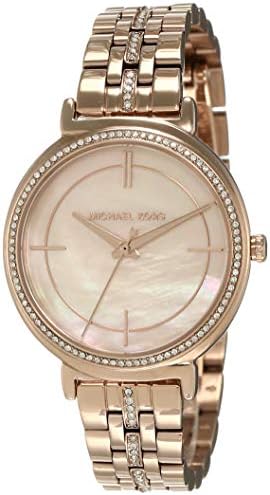Michael Kors Womens Quartz Watch, Analog Display and Stainless Steel ...