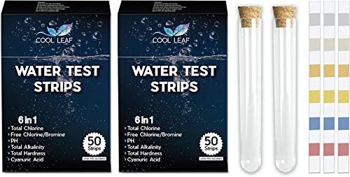 Water Test Strips Kit – 6 IN 1 Pool Spa Hot Tub Treatment | Detects ...
