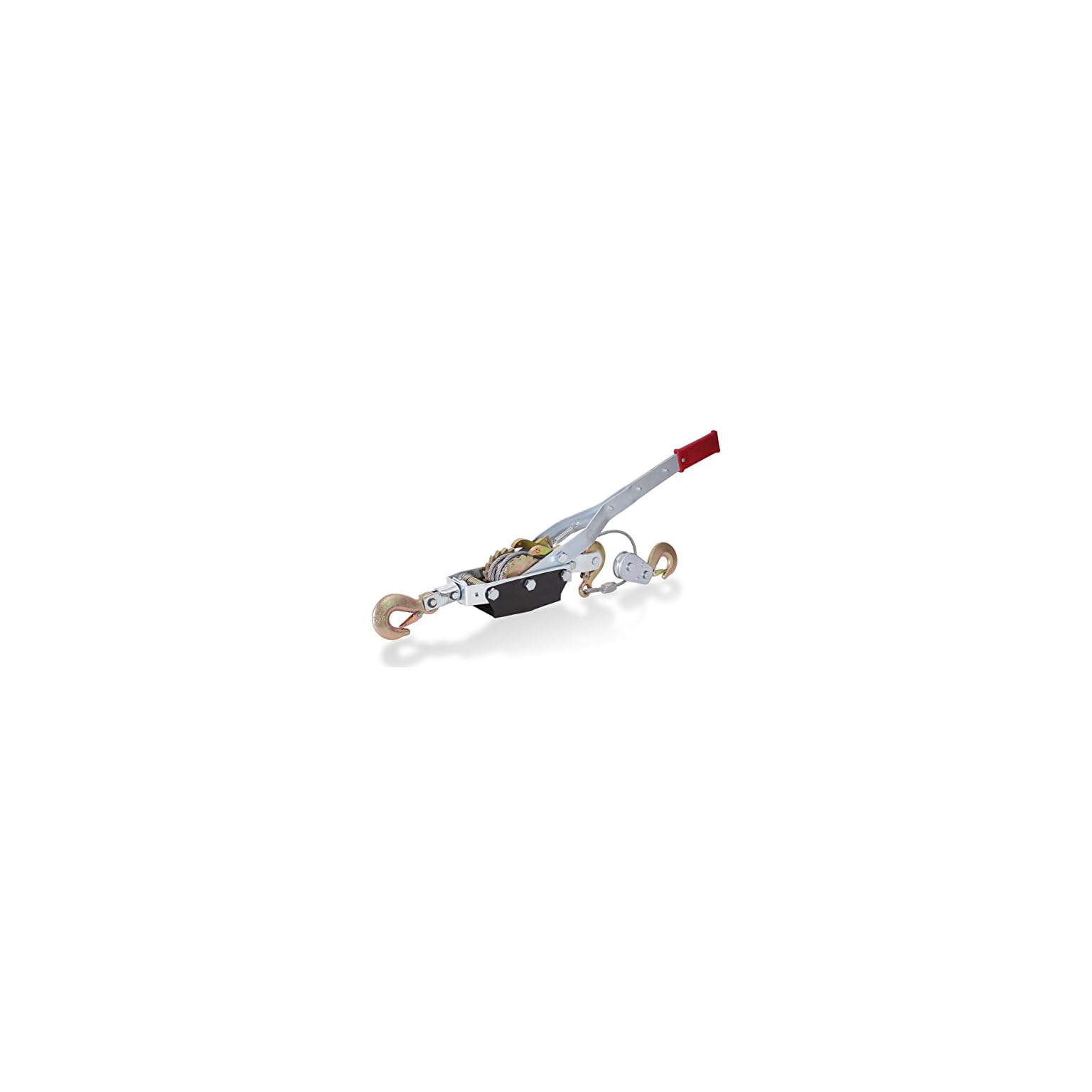Come Along Winch Heavy Duty - 4 Ton Power Puller Hand Winch with Cable ...