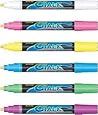 Pack Of 6 Assorted Colours Fluorescent Window Marker Pens: Amazon.co.uk ...