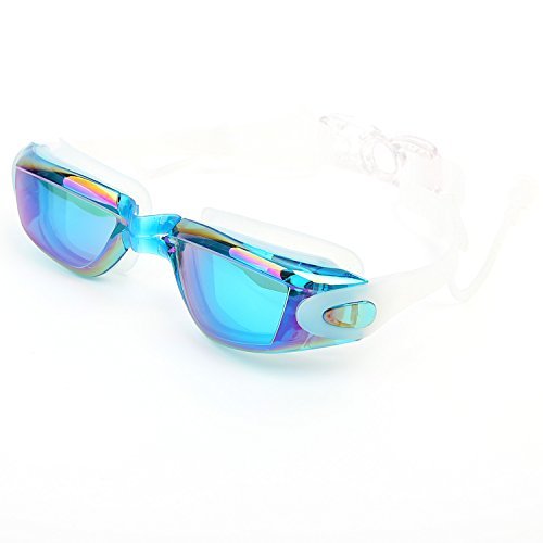 Orgrim Swimming Goggles with Siamese Ear Plugs - UV Protection Anti Fog ...