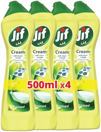 JIF Cream Cleaner, With micro crystals technology, Lemon, Eliminates ...