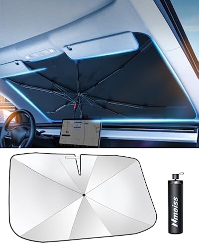 Nmoiss [2023 Upgrade] Car Windshield Sun Shade Umbrella - [Newest ...