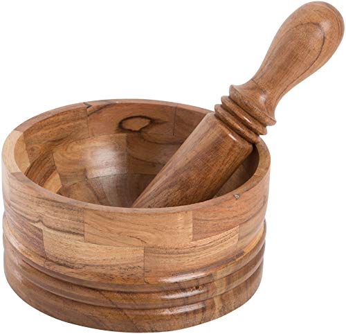 Palais Essentials Mortier pilon Mortar and pestle set (Extra Wide 8 ...