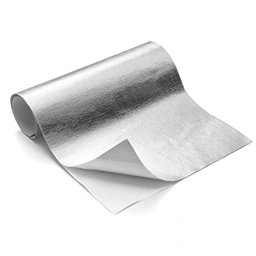 FLASLD Aluminized Heat Shield Mat Thermal Barrier Adhesive Backed Heat ...
