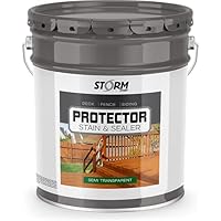 Storm Stain Protector - Golden Oak, 5 Gallons, Protects Outdoor Wood ...
