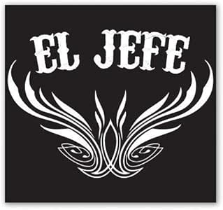 Amazon.com: El Jefe Vinyl Sticker - Car Phone Helmet Bumper Sticker ...