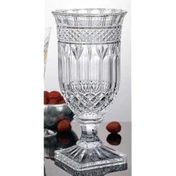 Amazon.com: Godinger Dublin 7 3/4 Inch Crystal Vase: Decorative Vases ...