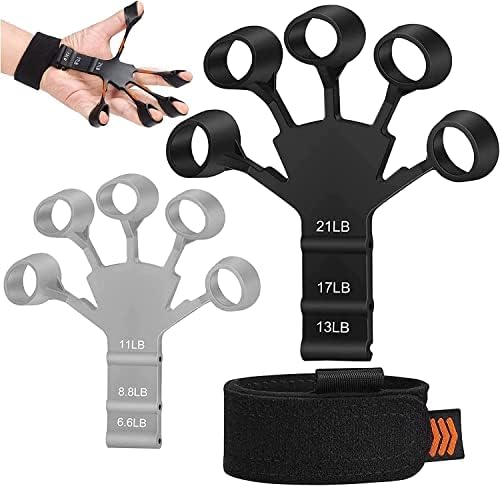 Finger Stretcher Finger Strengthener,Hand Grip Strengthener Set Forearm ...