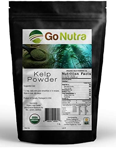 1 LB. Organic KELP Powder Seaweed Pure (16 oz) ~ Canadian SOURCED ...