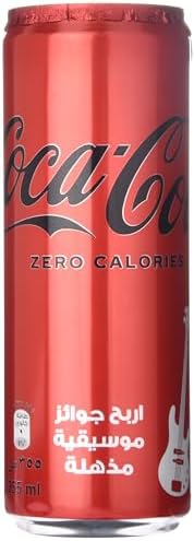 Coca Cola Zero Carbonated Soft Drink, Cans, 12 x 355 ml, Red price in ...