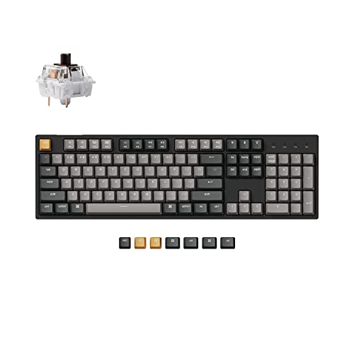 Keychron C2 Pro Wired QMK/VIA Mechanical Keyboard Full Size Layout ...