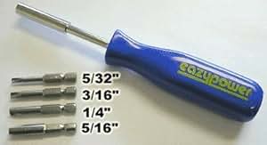 Amazon.com: 5 Piece Clutch Head Screw Driver Set: Automotive