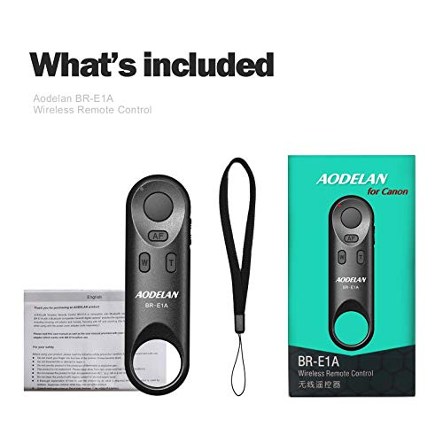 Camera Remote Control Wireless Shutter Release for Canon EOS Rebel SL2, SL3, 77D, R5, R6 ...