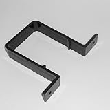 Rainwater Pipe / Downpipe Brackets - Brown Square Pipe Clips - Pack of ...