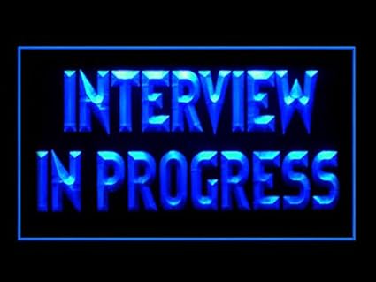 Interview in Progress Led Light Sign: Amazon.ca: Home & Kitchen
